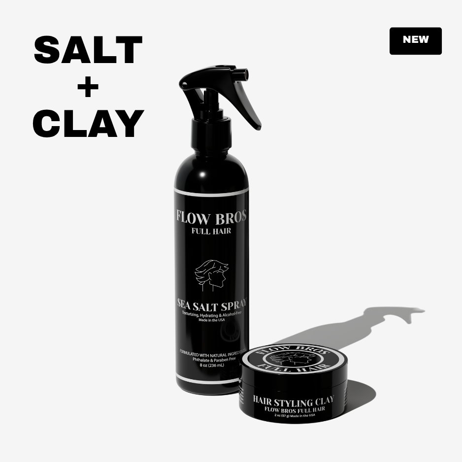 Sea Salt Spray + Hair Clay Bundle – Flow Bros